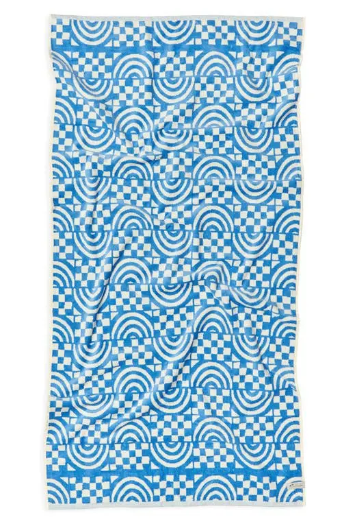 SLOWTIDE Coco Rainbow Beach Towel - Periwinkle