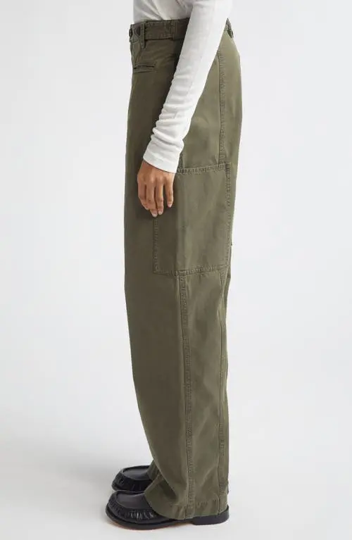 JW Anderson Cotton Straight-leg Cargo Pants - Khaki