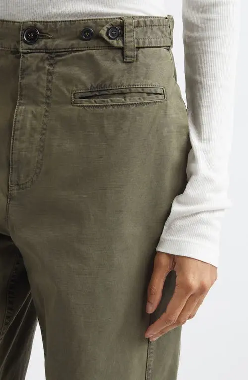 JW Anderson Cotton Straight-leg Cargo Pants - Khaki