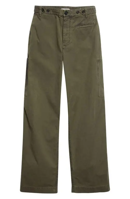 JW Anderson Cotton Straight-leg Cargo Pants - Khaki