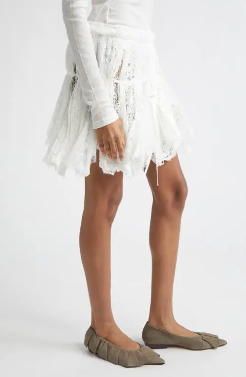 JW Anderson Curtain Lace Miniskirt