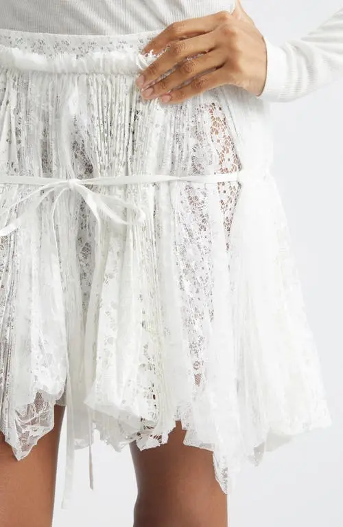 JW Anderson Curtain Lace Miniskirt