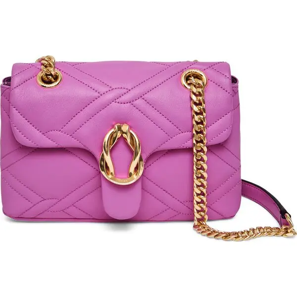 AIMEE Unity Box Quilted Leather Convertible Shoulder Bag - Bloom