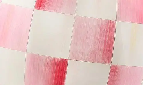 MACKENZIE-CHILDS Bubblegum Check Large Egg - Pink