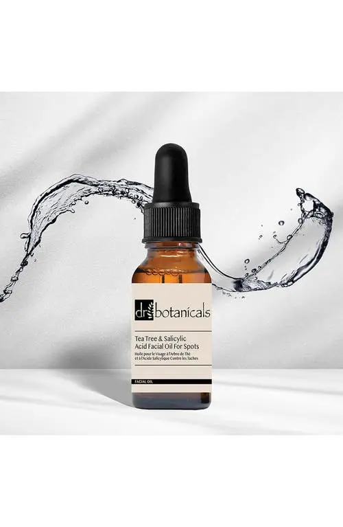 DR BOTANICALS Tea Tree & Salicylic Acid Facial Oil For Spots