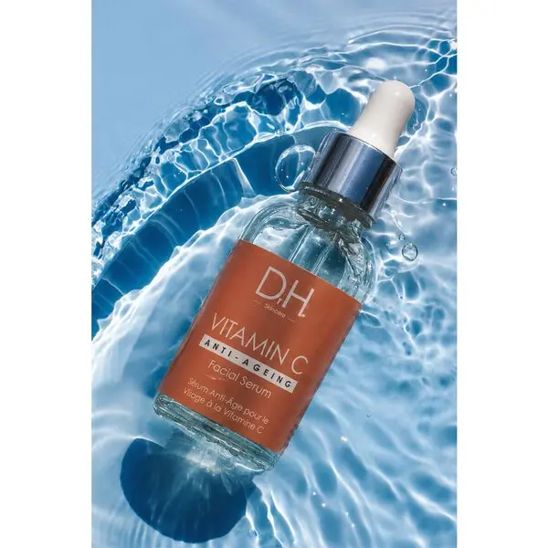 DR H Anti-ageing Vitamin C Facial Serum 30ml For Acne & Blemishes - White