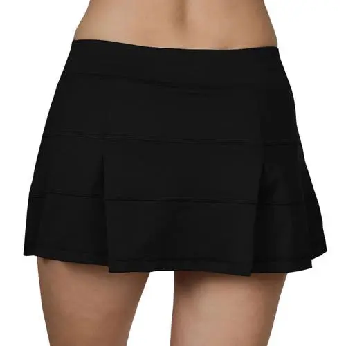 SOFIBELLA 13in Tennis Skirt - Black