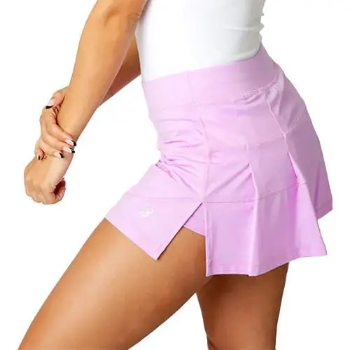 SOFIBELLA 14-in Panel Tennis Skirt - Lavender