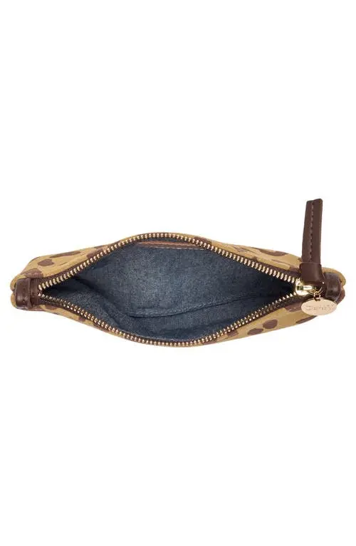 Clare V. Pablo Suede Feline Print Clutch