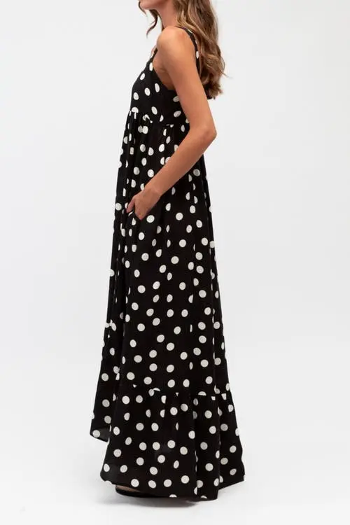 STUDIBAKER HAWK Spoty Maxi Dress