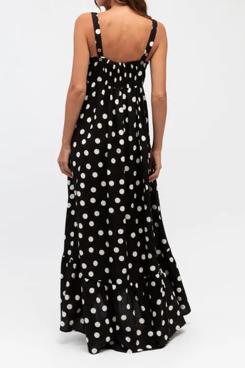 STUDIBAKER HAWK Spoty Maxi Dress
