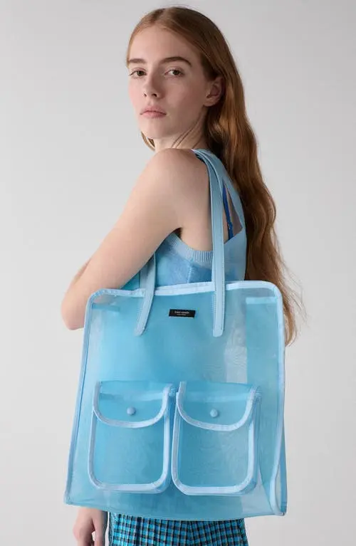 Kate Spade New York Breezy Mesh Tote Bag - Pristine Pool