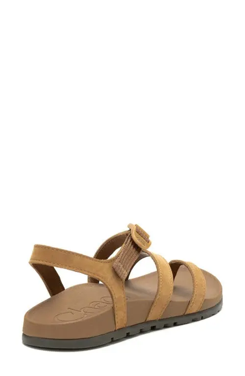 CHACO Lowdown Leather Sandal - Bone Brown