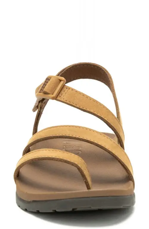 CHACO Lowdown Leather Sandal - Bone Brown