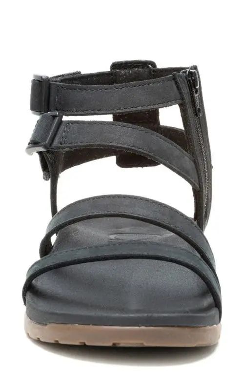 CHACO Lowdown Strappy High Sandals - Black