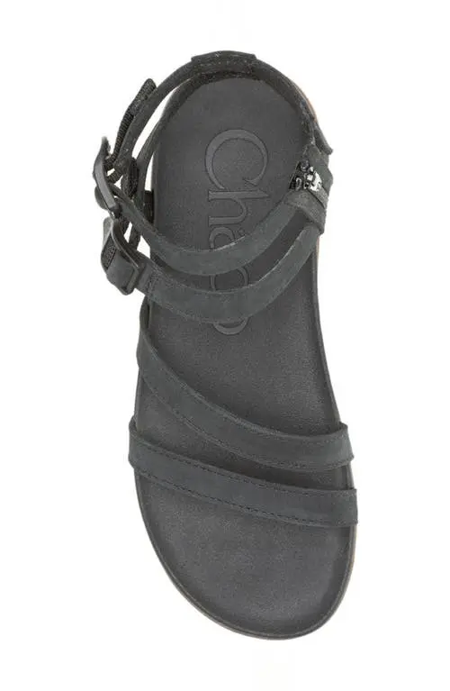 CHACO Lowdown Strappy High Sandals - Black