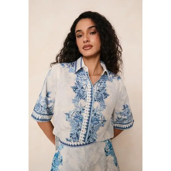RAISHMA Printed Cotton Shirt