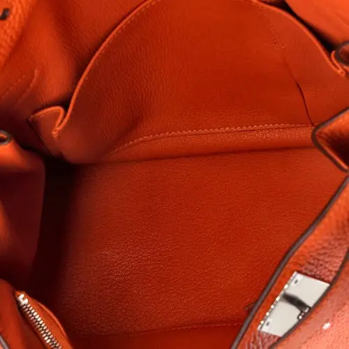 Hermès Jypsiere Bag Clemence 28 - Orange