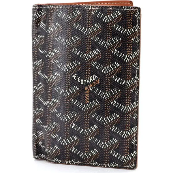 Goyard Saint Marc Card Case Coated Canvas - Black