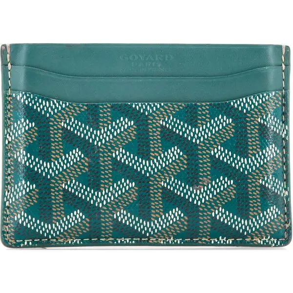 Goyard Saint Sulpice Card Holder Coated Canvas - Green