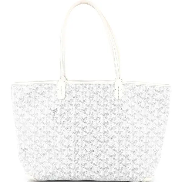 Goyard Artois Tote Coated Canvas Pm - White
