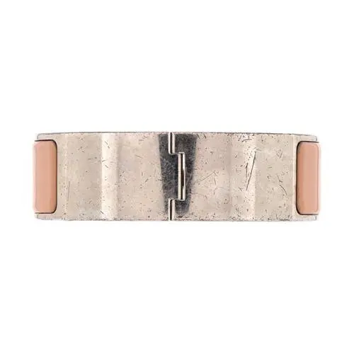 Hermès Clic H Enamel Wide Bracelet - Neutral