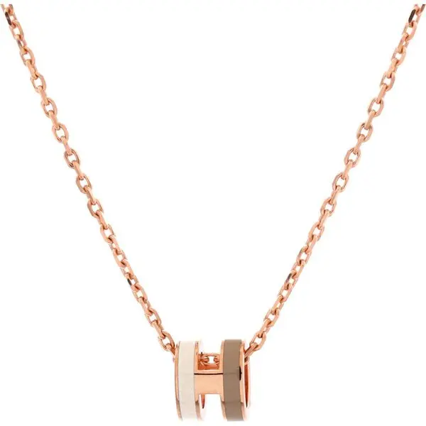 Hermès Pop H Pendant Chain Necklace - Neutral