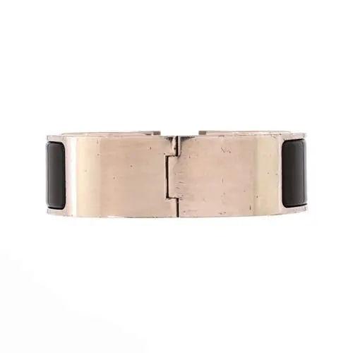 Hermès Clic H Enamel Wide Bracelet