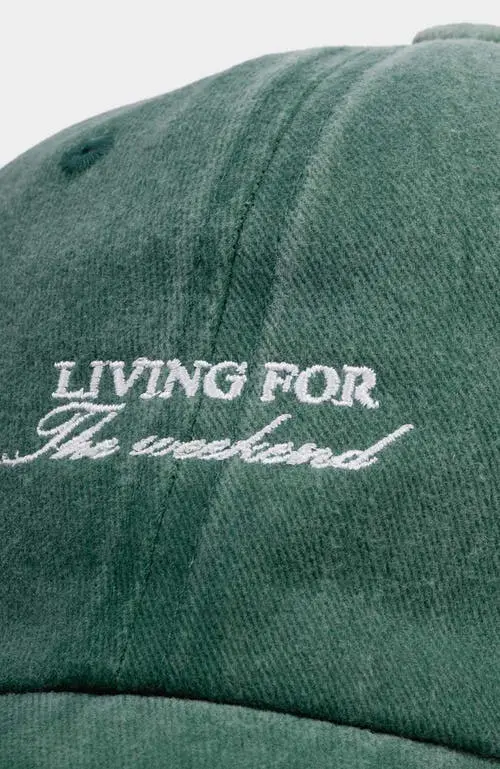 KATIE LOXTON Logo Embroidered Cap - Green