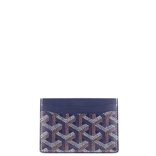 Goyard Saint Sulpice Card Holder Coated Canvas - Blue
