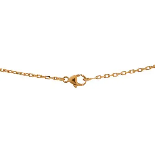 Hermès Pop H Pendant Chain Necklace Metal And Enamel Mini - Blue