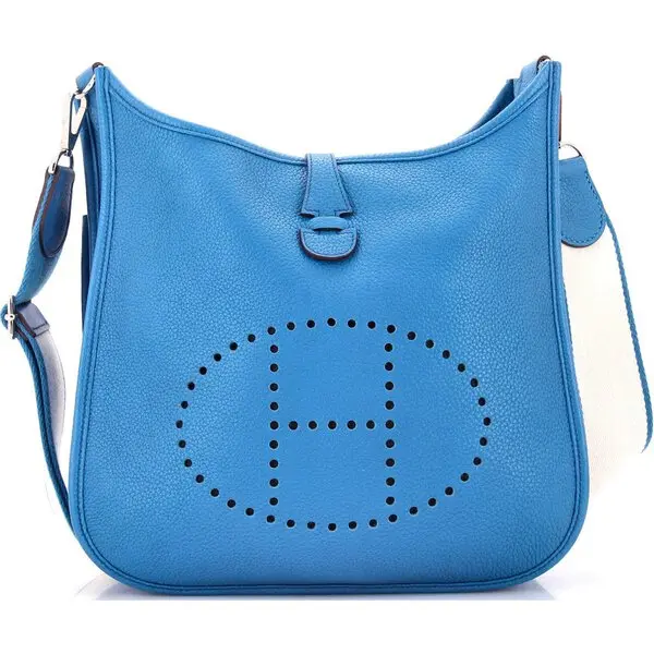 Hermès Evelyne Bag Gen Iii Clemence Pm - Blue