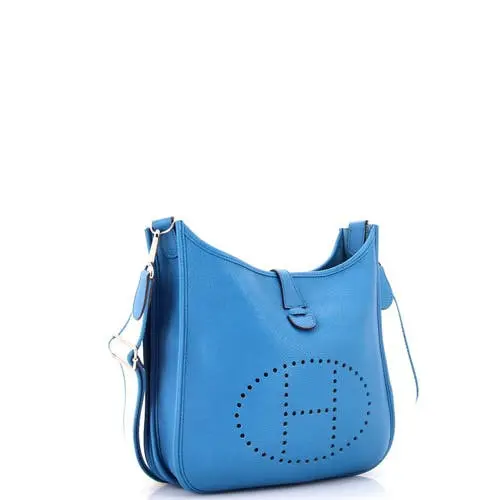 Hermès Evelyne Bag Gen Iii Clemence Pm - Blue