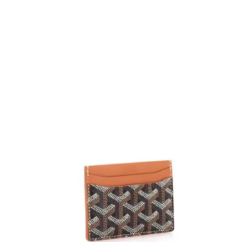 Goyard Saint Sulpice Card Holder Coated Canvas - Brown