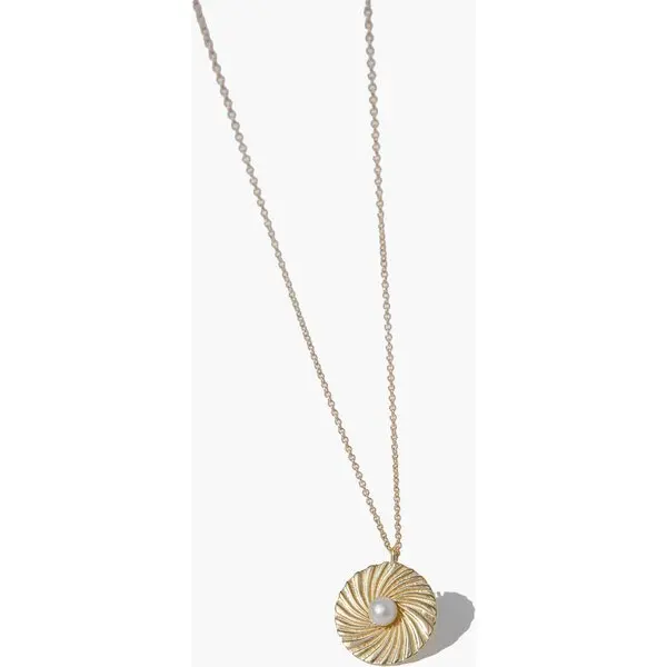MUNS X Lucia Galette De Rois Necklace - Gold Vermeil
