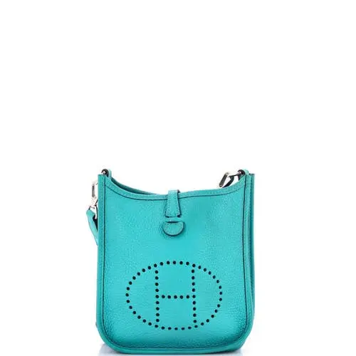 Hermès Evelyne Bag Gen Iii Clemence Tpm - Blue