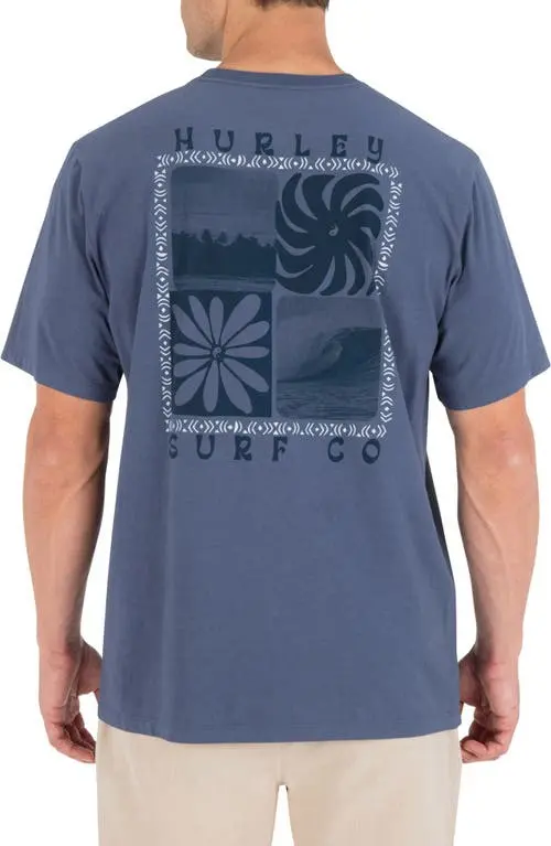 Hurley Cycles Of Earth Cotton Graphic T-shirt
