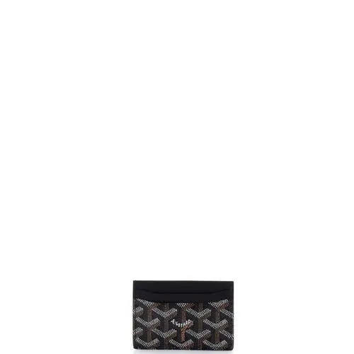 Goyard Saint Sulpice Card Holder Coated Canvas - Black