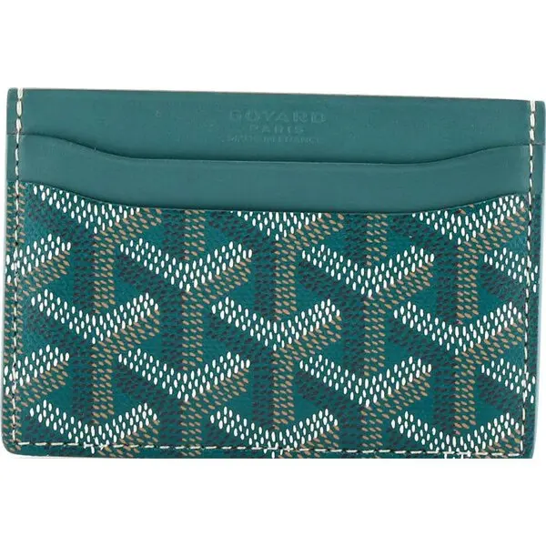 Goyard Saint Sulpice Card Holder Coated Canvas - Green