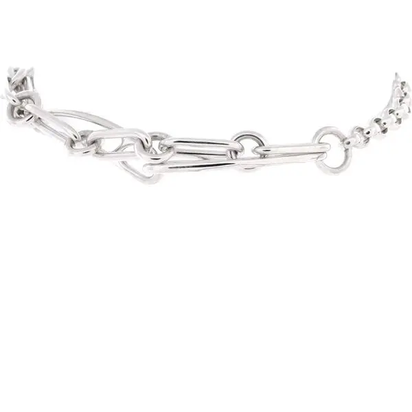 Hermès Chaine D'ancre Punk Bracelet - Silver