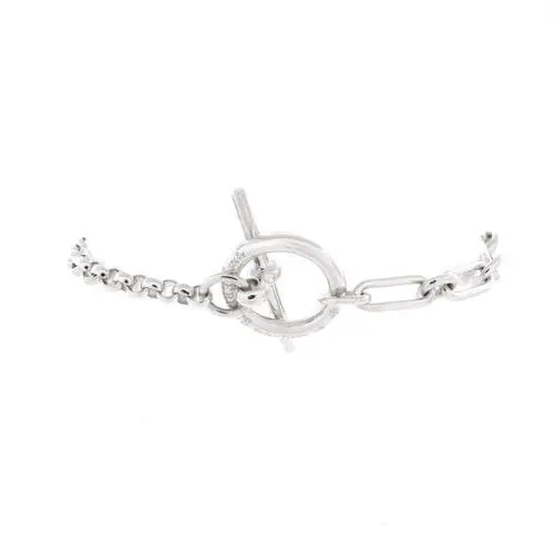 Hermès Chaine D'ancre Punk Bracelet Sterling