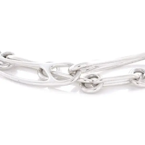 Hermès Chaine D'ancre Punk Bracelet Sterling