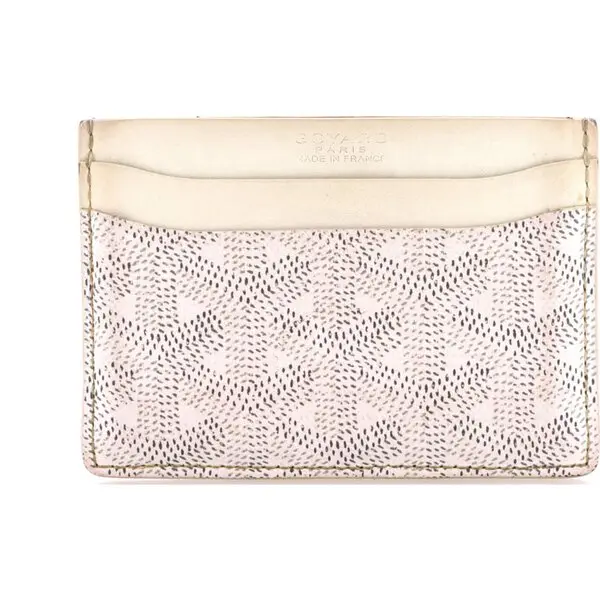 Goyard Saint Sulpice Card Holder Coated Canvas - White