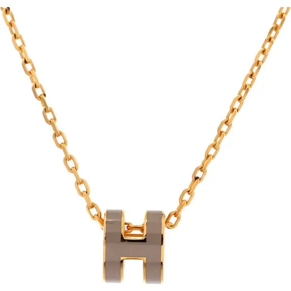 Hermès Pop H Pendant Chain Necklace - Gold