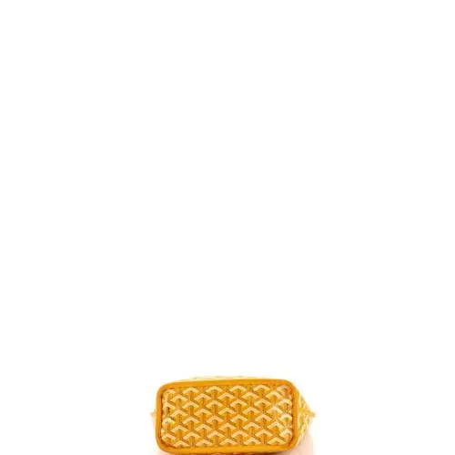 Goyard Anjou Reversible Tote Coated Canvas Mini - Yellow