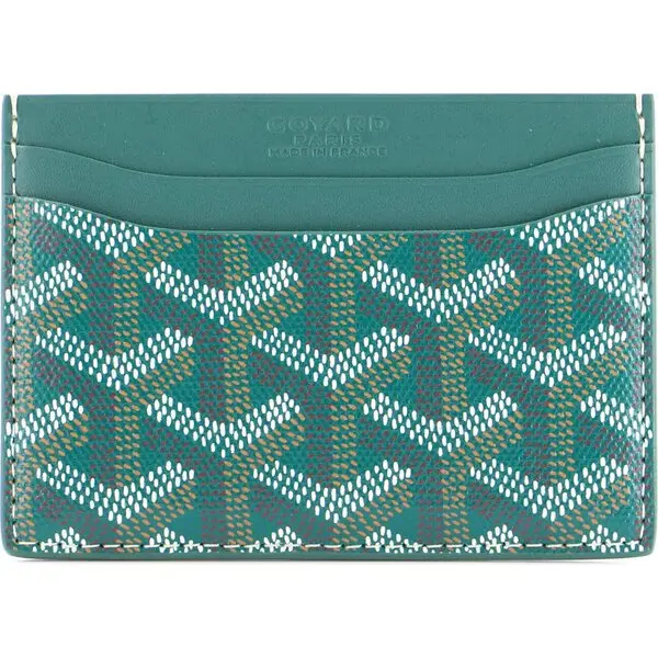 Goyard Saint Sulpice Card Holder Coated Canvas - Green