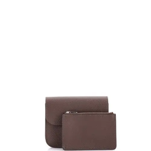 Hermès Constance Slim Wallet Epsom - Grey