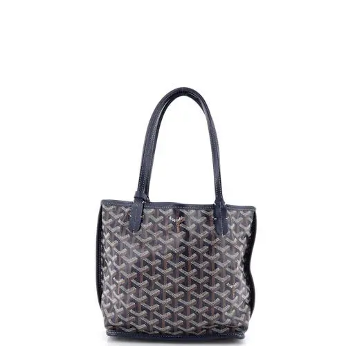 Goyard Anjou Reversible Tote Coated Canvas Mini - Blue