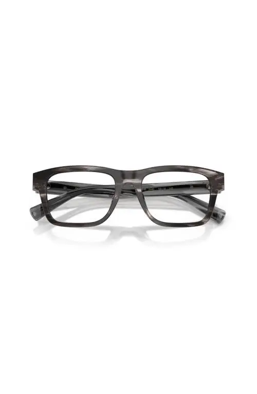 Dolce & Gabbana 51mm Rectangle Optical Glasses - Grey
