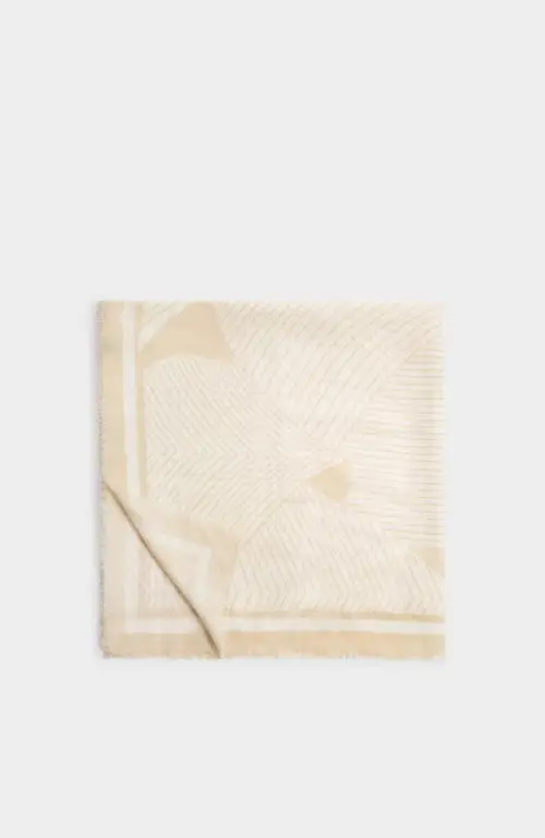 KATIE LOXTON Printed Scarf - Geometric Lines